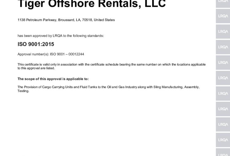 History - Tiger Offshore Rentals