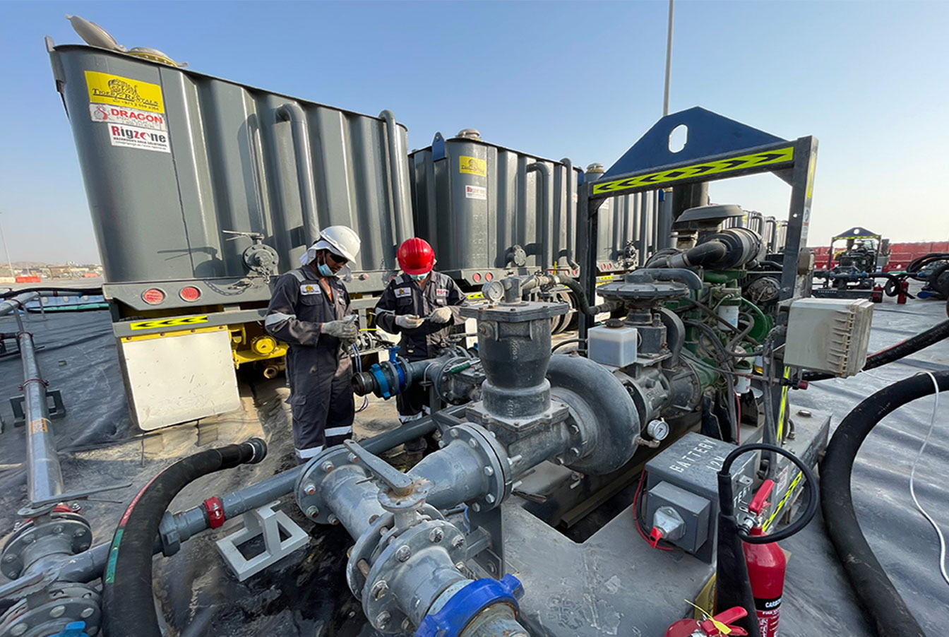 Liquid Mud Plants (LMP) Services - Tiger Offshore Rentals